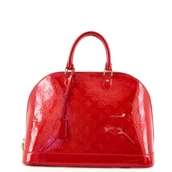 Louis Vuitton | Bags | Louis Vuitton Alma Handbag Monogram Vernis Gm ...